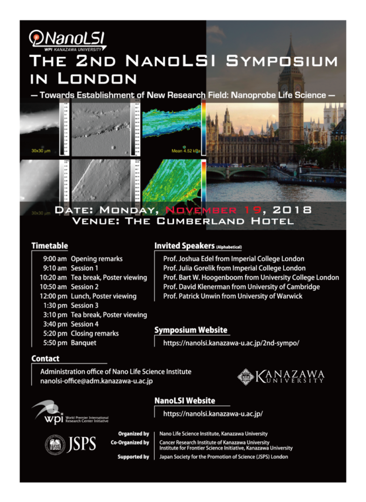 The 2nd NanoLSI Symposium in London – Towards Establishment of New ...