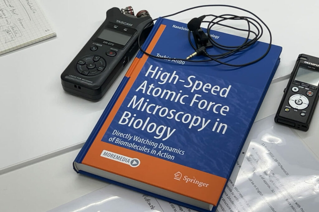 Publication of an insightful reference book on high-speed atomic force ...